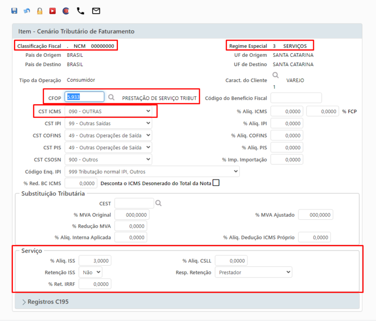 Nota de Serviço NFSe - Configuração e Emissão - Wiki - Centrium Sistemas